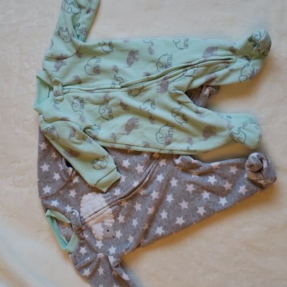 Carter's | Pajamas | Carters Simple Joy Fleece Sleepers | Poshmark